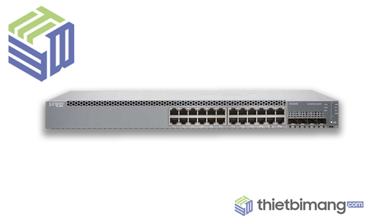 Juniper EX2300-24T-VC 24 Ports 10/100/1000BASE-T, 4 x 1/10GbE SFP/SFP+