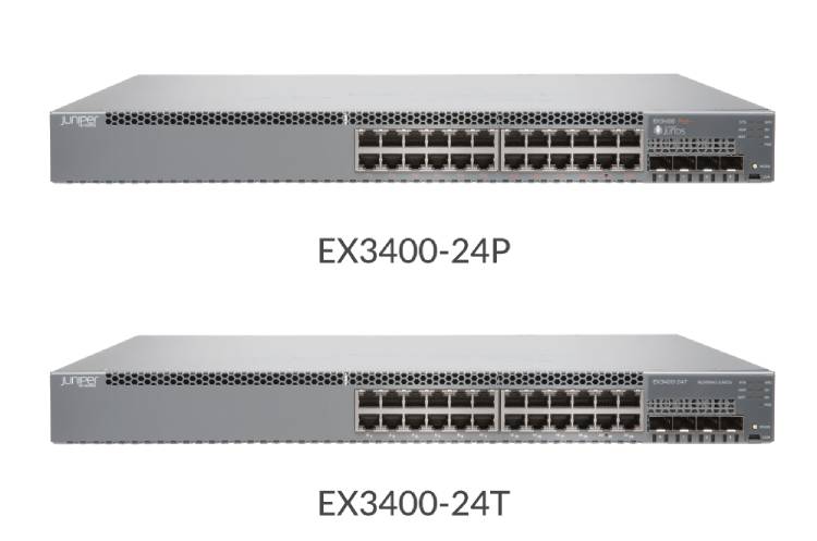 Juniper EX3400-24T 24 Ports 1Gb, 4 SFP+ 2 QSFP+ chính hãng