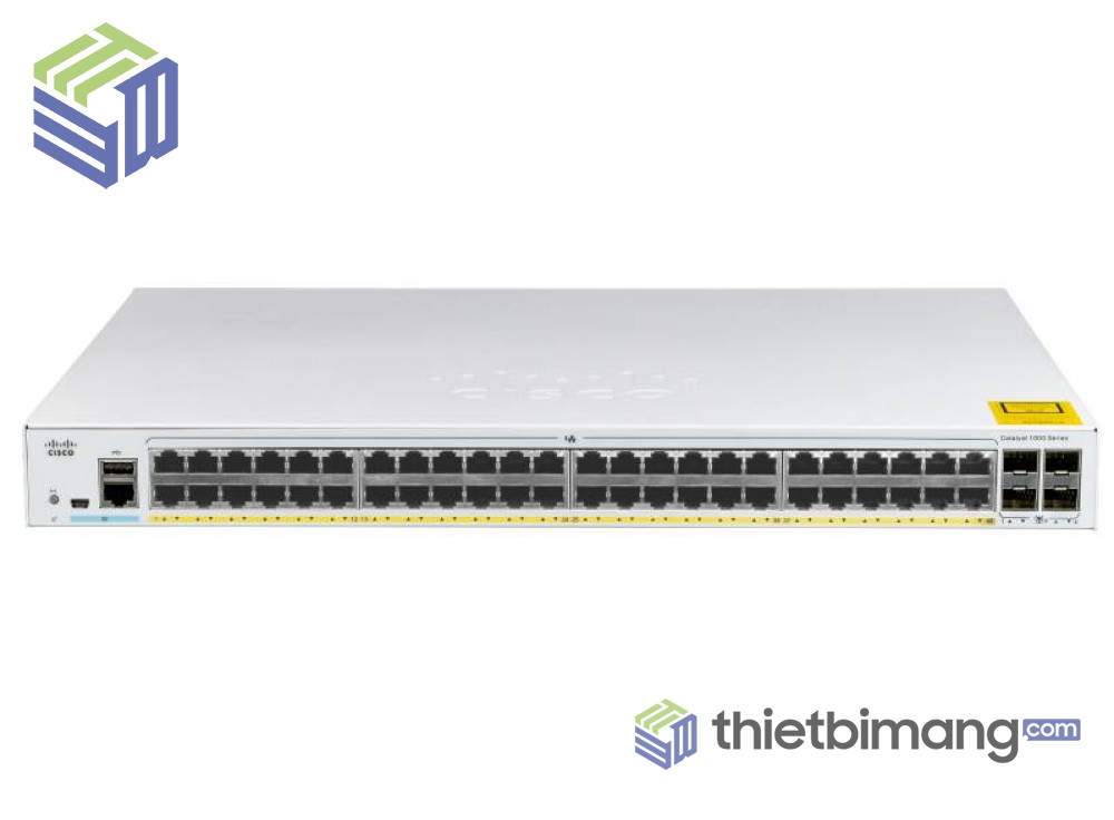 Cisco C1000-48T-4G-L 48x 10/100/1000 Ethernet ports, 4x 1G SFP ...