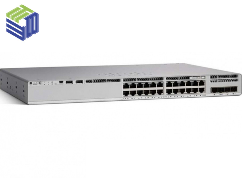 C9300L-24T-4X-E | Switch Cisco C9300L-24T-4X-E, 24-port fixed uplinks
