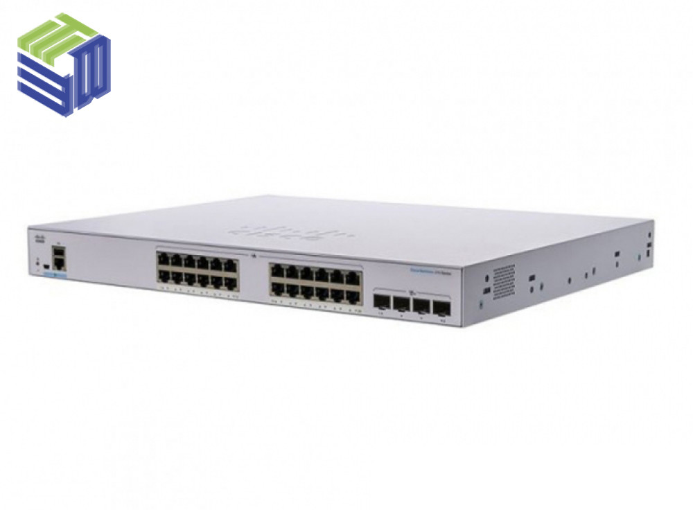 Cisco CBS250-24T-4X-EU, 4 10/100/1000 Ports, 4x 10 Gigabit SFP+
