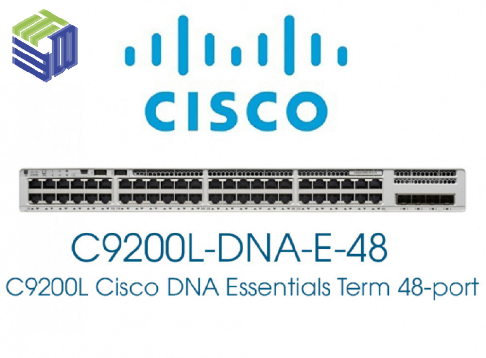 Cisco C9200L-DNA-E-48, C9200L Cisco DNA Essentials Term 48-port