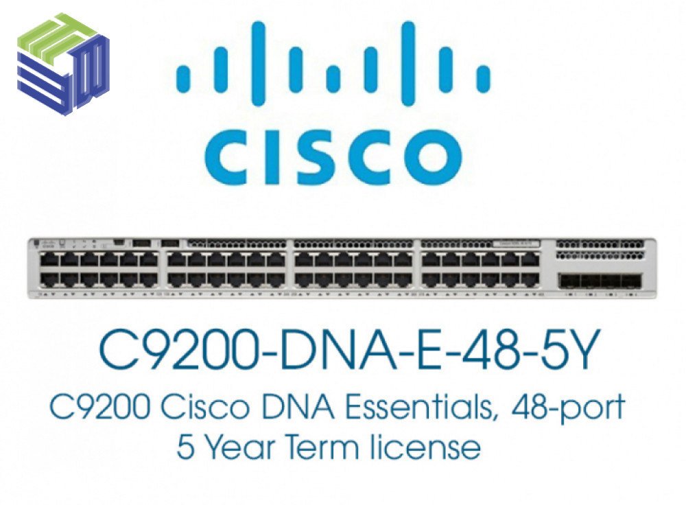 Cisco C9200-DNA-E-48-5Y, C9200 Cisco DNA Essentials, 48-port, 5 Year ...