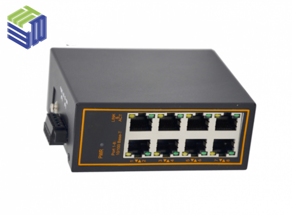 Switch công nghiệp 8 Ports 10/100M Industrial Ethernet Switch