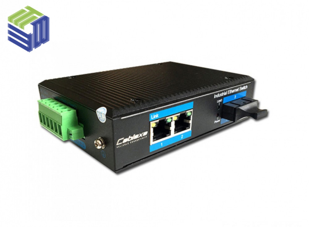 Converter công nghiệp 2 cổng 10/100M 20km SC chính