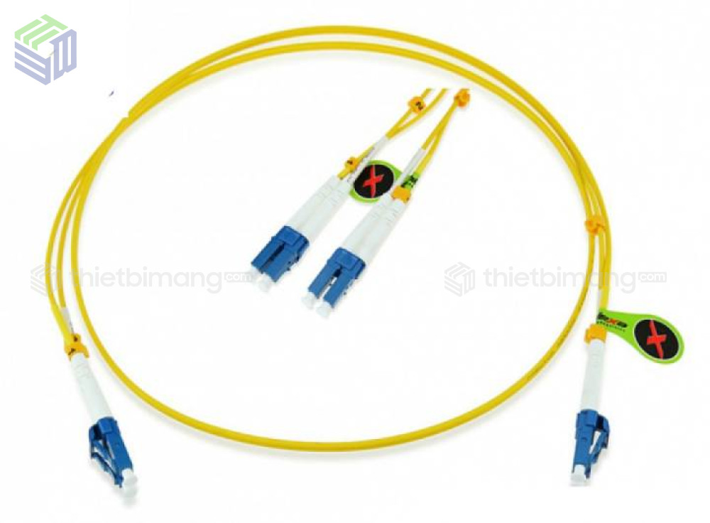 Dây nhảy quang singlemode FC-SC 5M Duplex 9/125 OS2 LSZH 2.0 chính hãng