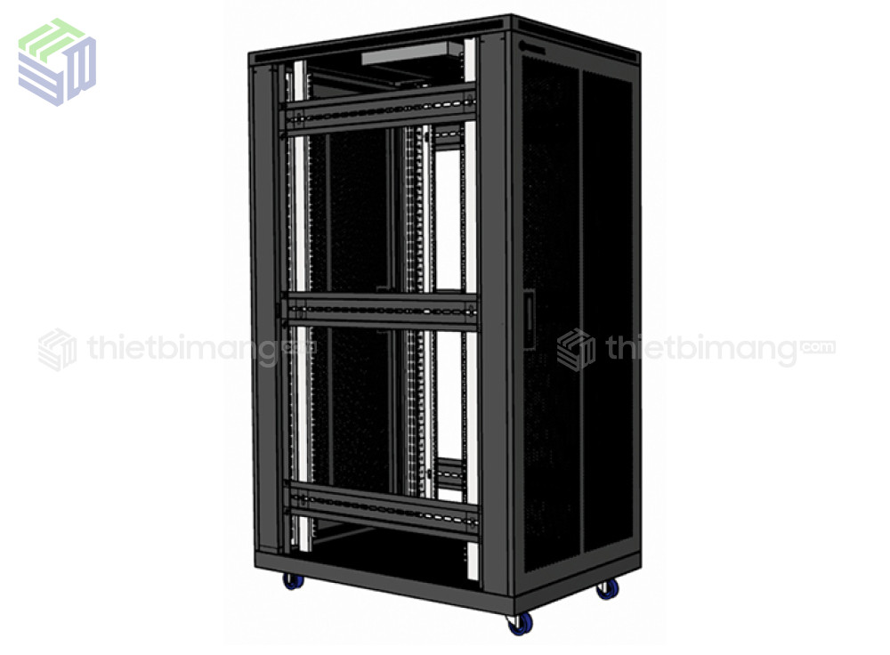 Tủ rack 32U sâu D1000 - UNR-32UD1000-2CL UNIRACK bền đẹp, giá tốt