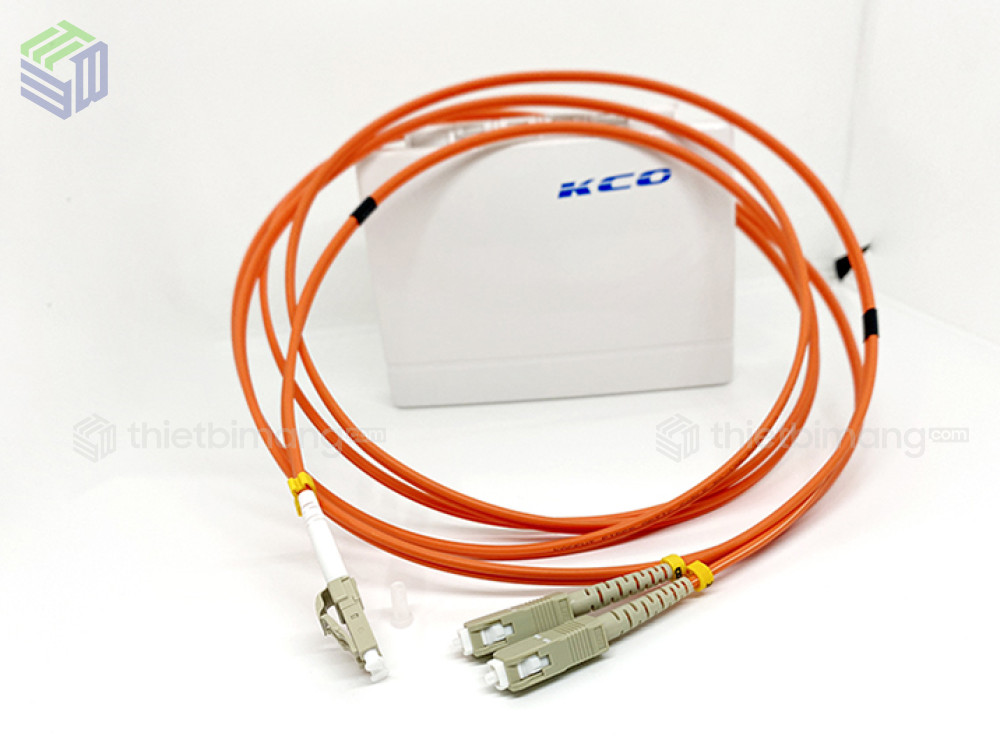 Dây nhảy quang LC SC Multimode hãng KCO 3M Duplex 50/125 OM2 giá cực tốt.