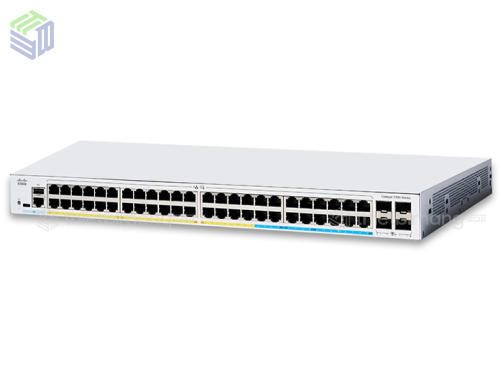 Switch Cisco C1300-48T-4X-EU, 48 x 1G, Uplink ports 4 x 10G SFP+