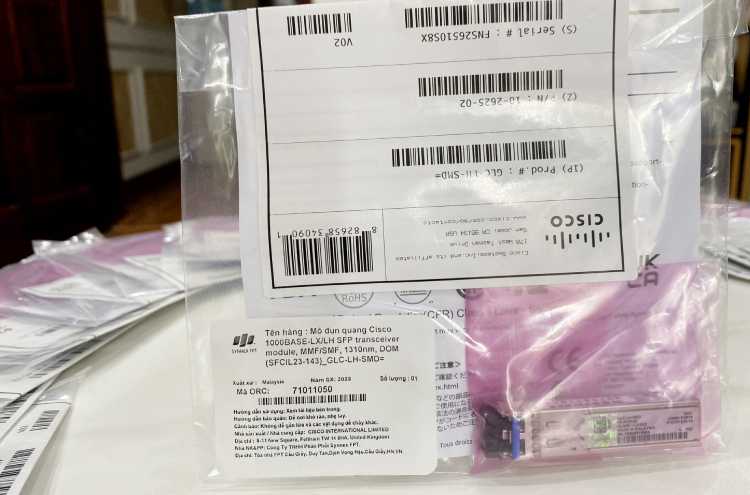 Cảnh báo về Module quang Cisco GLC-LH-SMD hàng ngoài, hàng Oem tràn ...